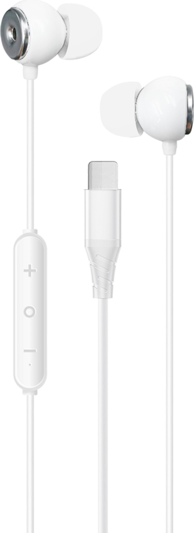 Helix/Retrak UltraBuds USB-C High Fidelity Earbuds - White | WIRELESSWAVE