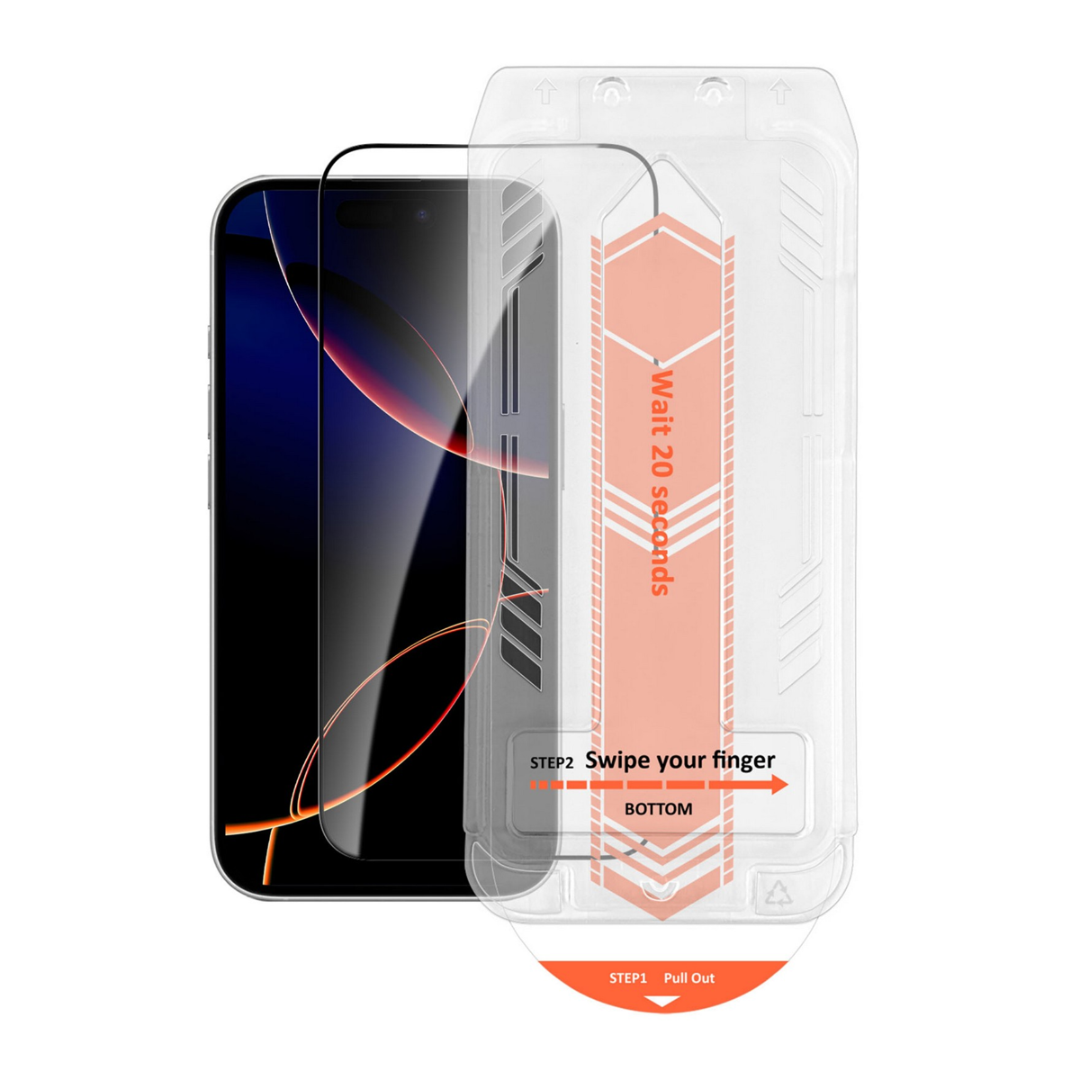 iPhone 17 Pro HyperGear Edge-to-Edge Glass Screen Protector w ...