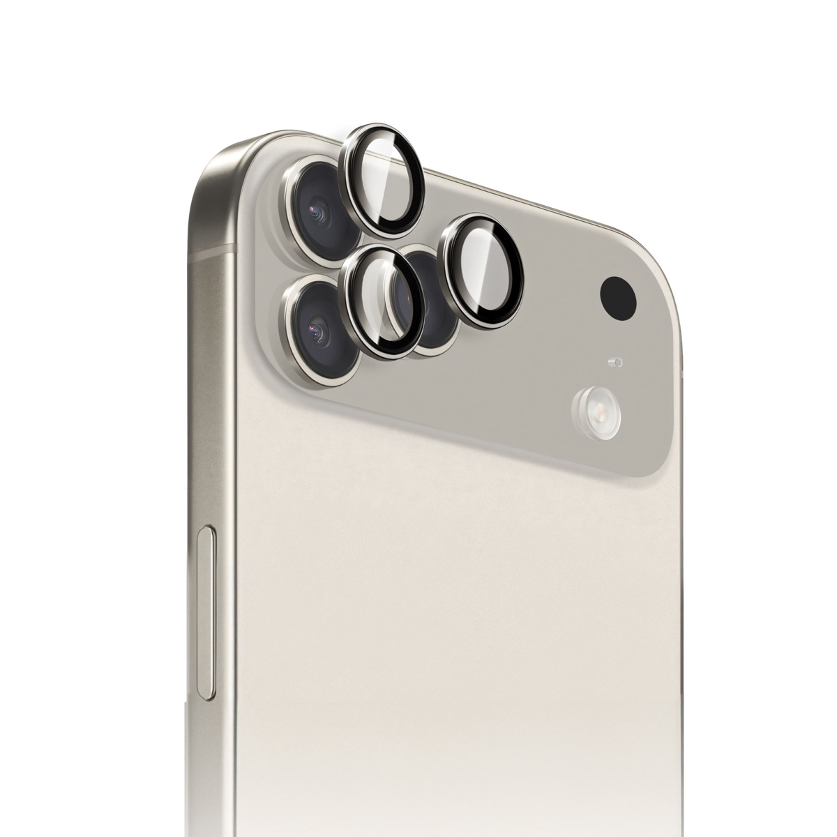iPhone 17 Pro/Pro Max HyperGear Tempered Glass Camera Rings Lens ...